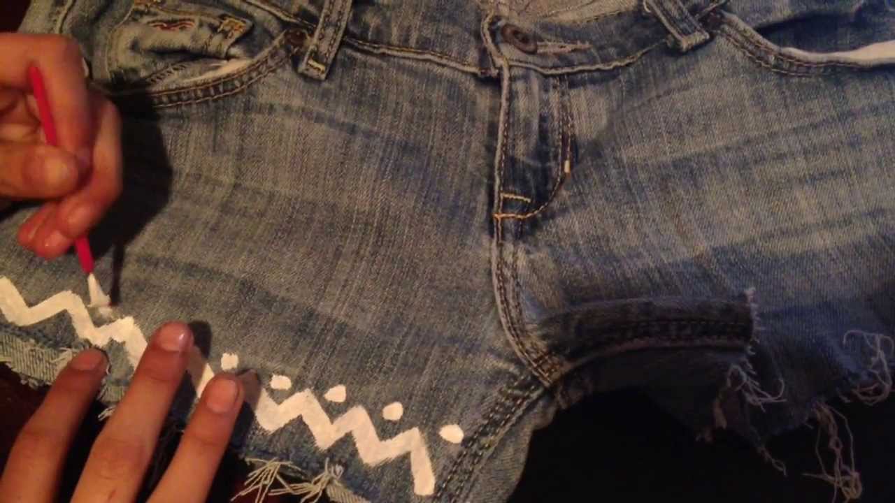 How To: Tribal Print DIY shorts!