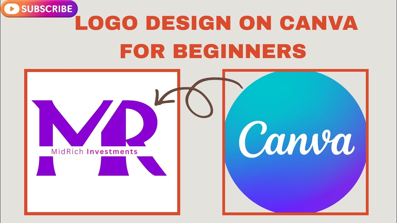 Basic logo design in Canva for beginners. Step by Step Guide