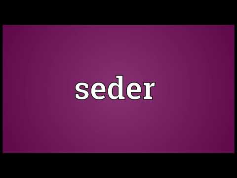 Seder Meaning