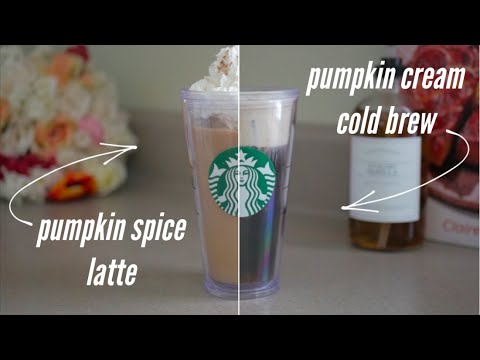 STARBUCKS Pumpkin Spice Latte and Pumpkin Cream Cold Brew Copycat Recipes