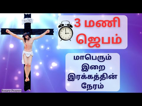மாபெரும் இறை இரக்கத்தின் ஜெபம் |3 மணி ஜெபம் |Divine Mercy Three O'Clock Prayer @rosaryprayers