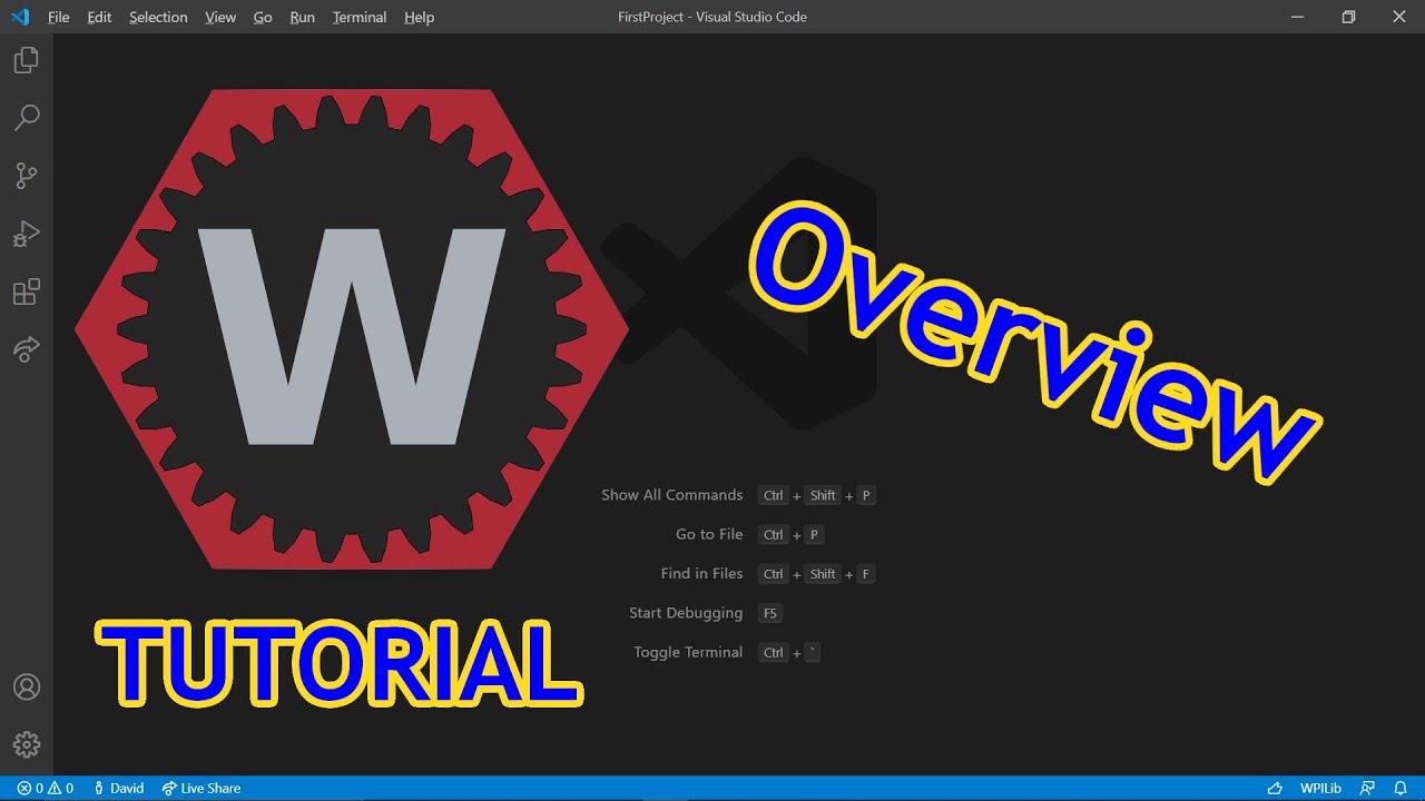 WPILib VS Code Introduction - WPILib FRC Java Programming Tutorial Video 2