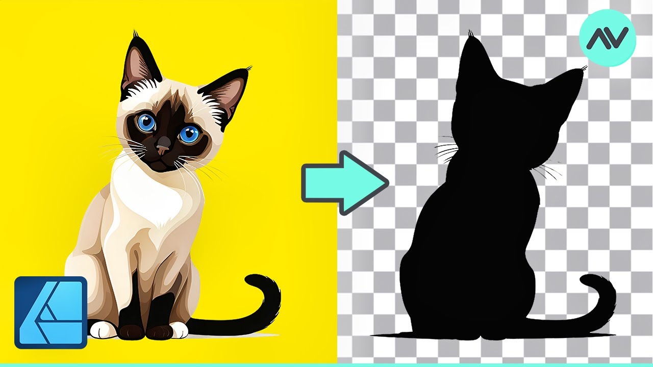 Transform an Image into a Silhouette in Affinity Designer | Affinity Designer Tutorial