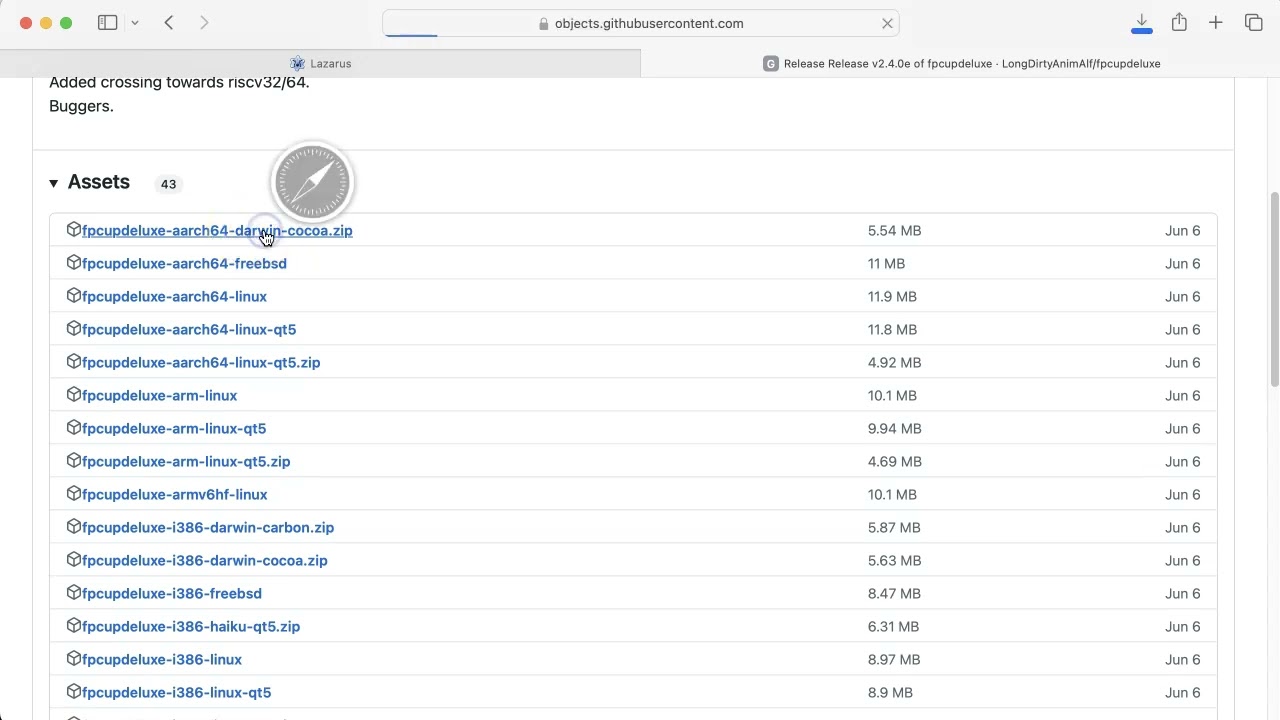 Installing Lazarus Free Pascal IDE on M1 Mac