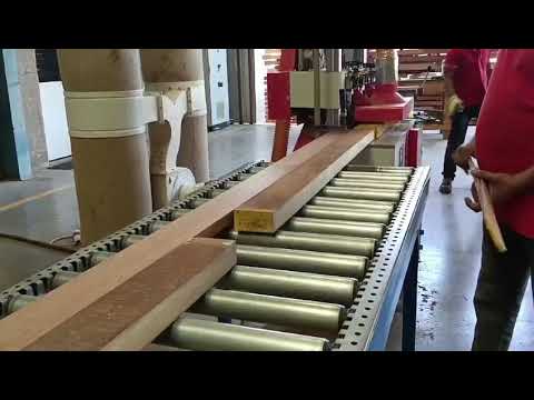 Short timber multi rip saw running in Dubai | CHANCSMAC