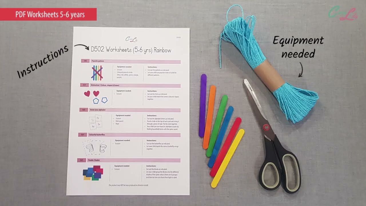 PDF Worksheets | Ages 1-9 | Fun educational activities