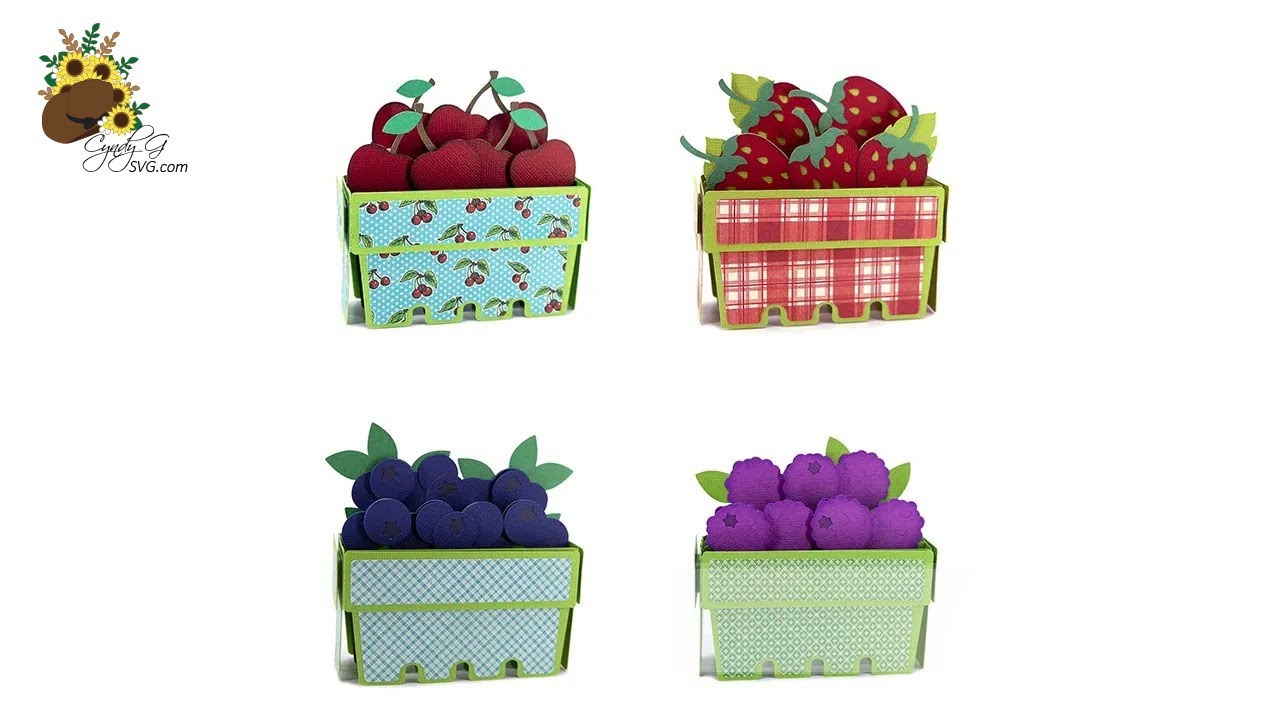 Berry Box Card SVG Assembly Tutorial
