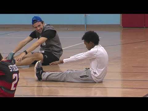 Drake University puts on track and field clinic