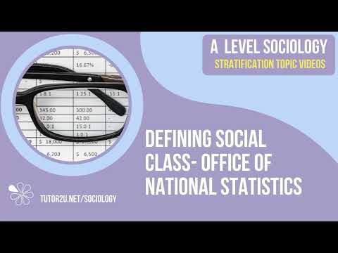 Defining Social Class - ONS | Stratification & Differentiation | AQA A Level Sociology