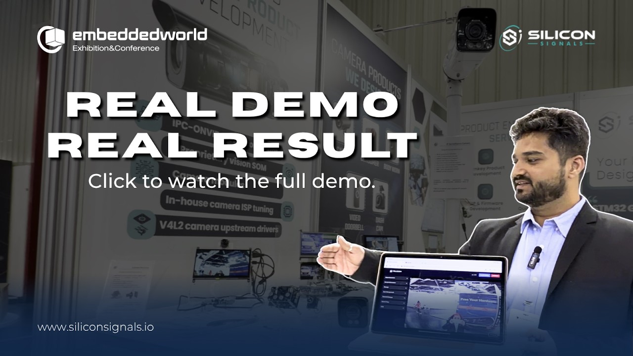 Embedded World 2026 | Live Product Showcase & Embedded Systems Demo | Silicon Signals.