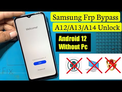 Samsung A14 Frp Bypass Android 12 Without Pc | All Google Account Unlock A11,A12,A13 New Method 2023