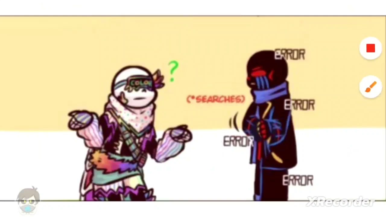 Error takes the wrong ink comic dub
