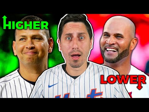 Higher or Lower but it's MLB Home Run Leaders