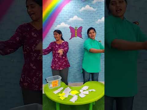 Trendy Rhyme bits of papers#play group Rhyme#with action#Sri Pada school