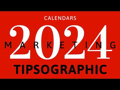 [FREE] Excel / Google Sheets Marketing Calendar Template 2024