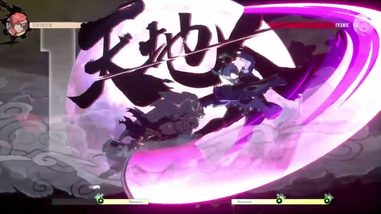 Guilty gear Baiken Burst Bait Punish Bombo Combo