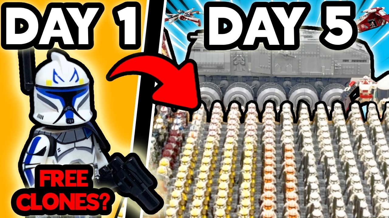 I Built a LEGO Clone Army in 5 Days… (This Was a Mistake)