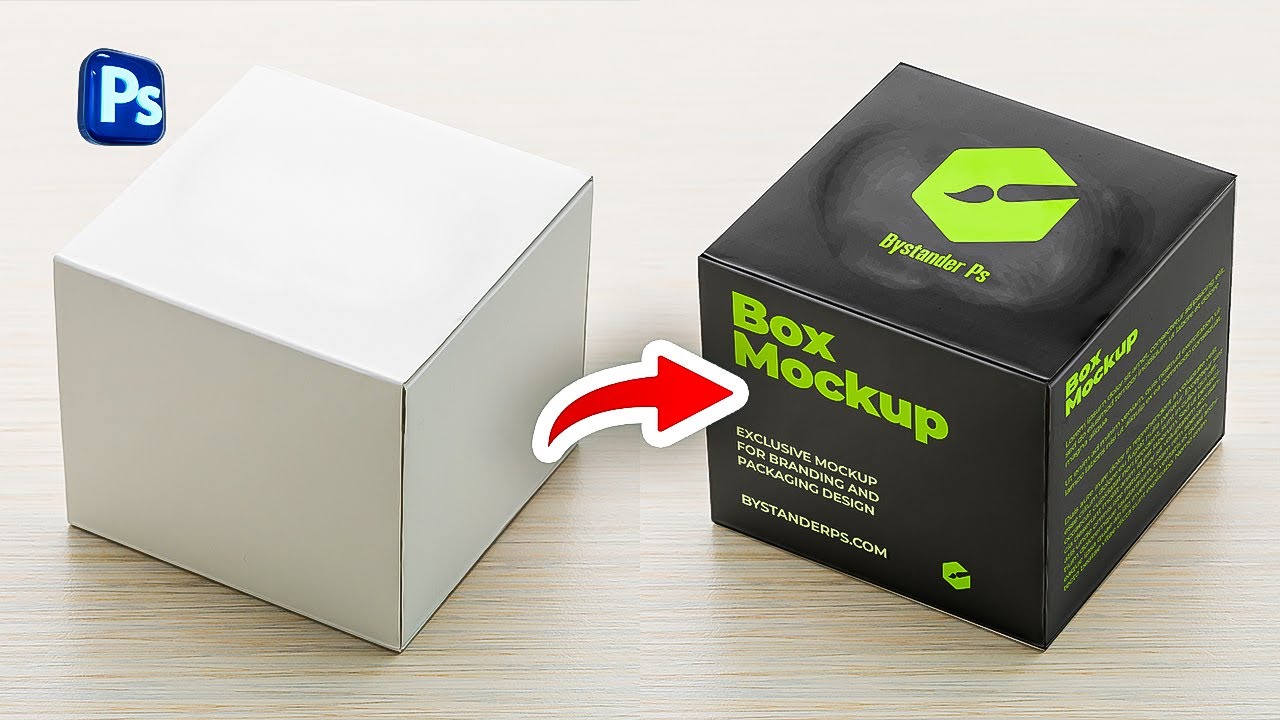 Photoshop Box Mockup Tutorial for Beginners | Packaging Design Made Easy (2025)