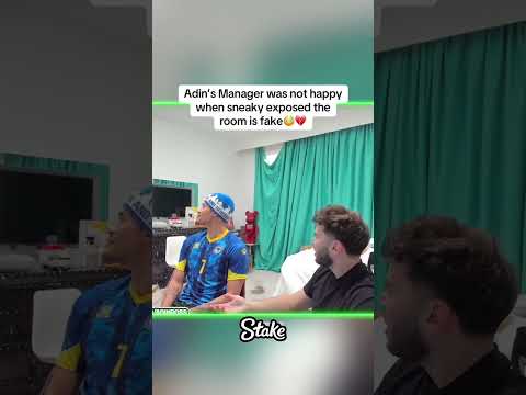 Adin Ross & His Manager Got EXPOSED For Having A Fake Room💀😂 #adin #funny #kai #ishowspeed #clips