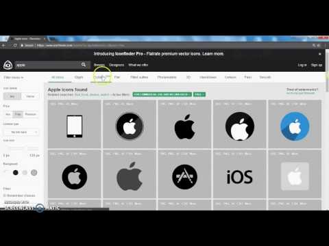 Using Iconfinder.com to Search and Download Icons