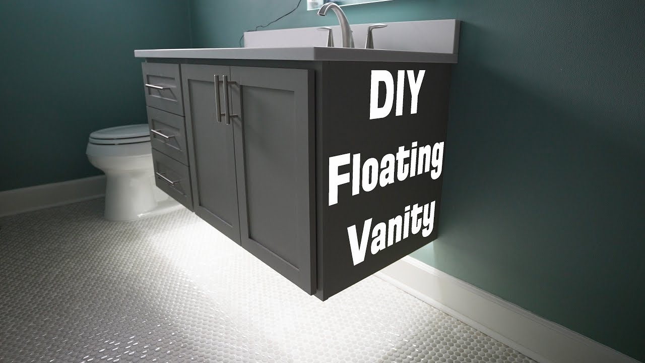 DIY Floating Vanity Build Overview
