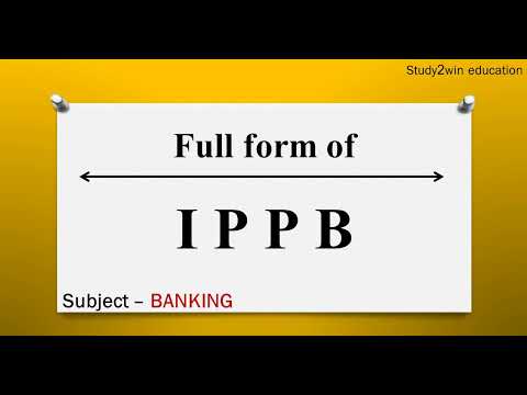 IPPB ka full form | Full form of in English | Subject - BANKING
