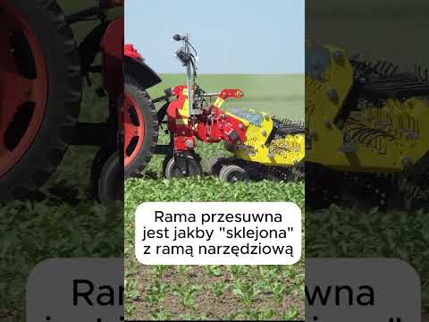 Pielnik APV HS 6012 M1 ma ramę przesuwną jakby "sklejoną" z ramą narzędziową #apv