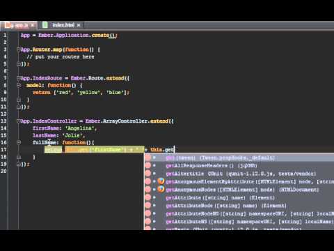 Mastering Ember Js - 18 Ember computed properties Video Lecture - Build Web Applications: Ember ...