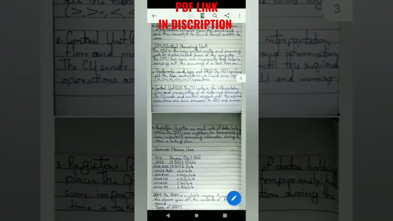 Computer system overview class-11 cbse notes....