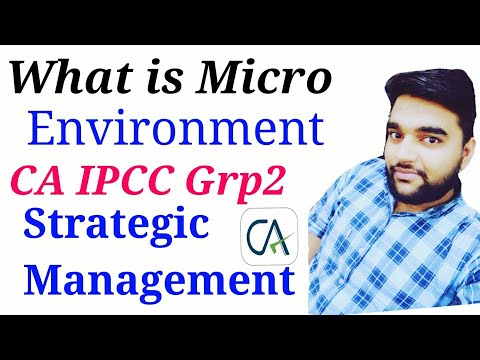 What Is Micro Environment - StrategicManagement- IPCCGroup2