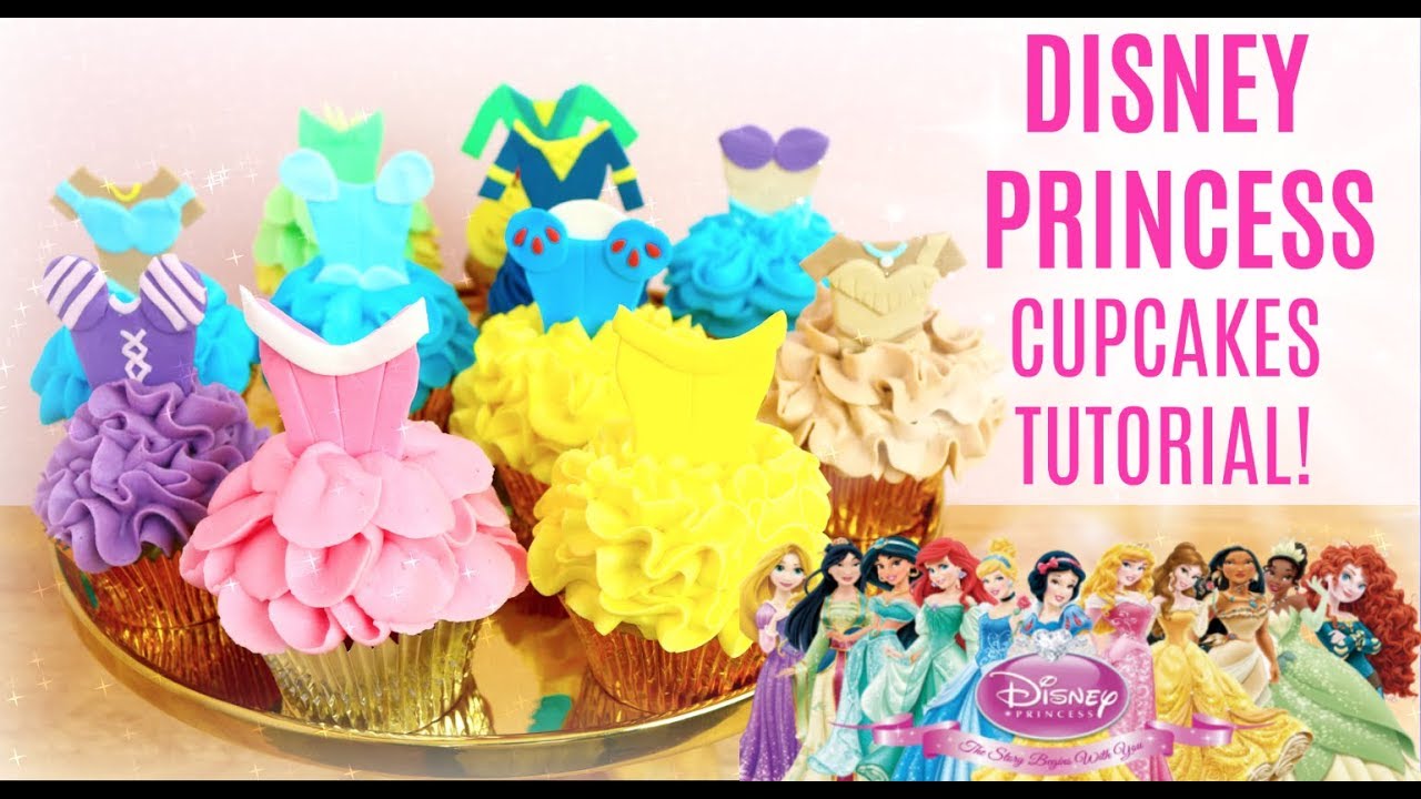 AMAZING DISNEY PRINCESS COMPILATION DISNEY PRINCESS CUPCAKES