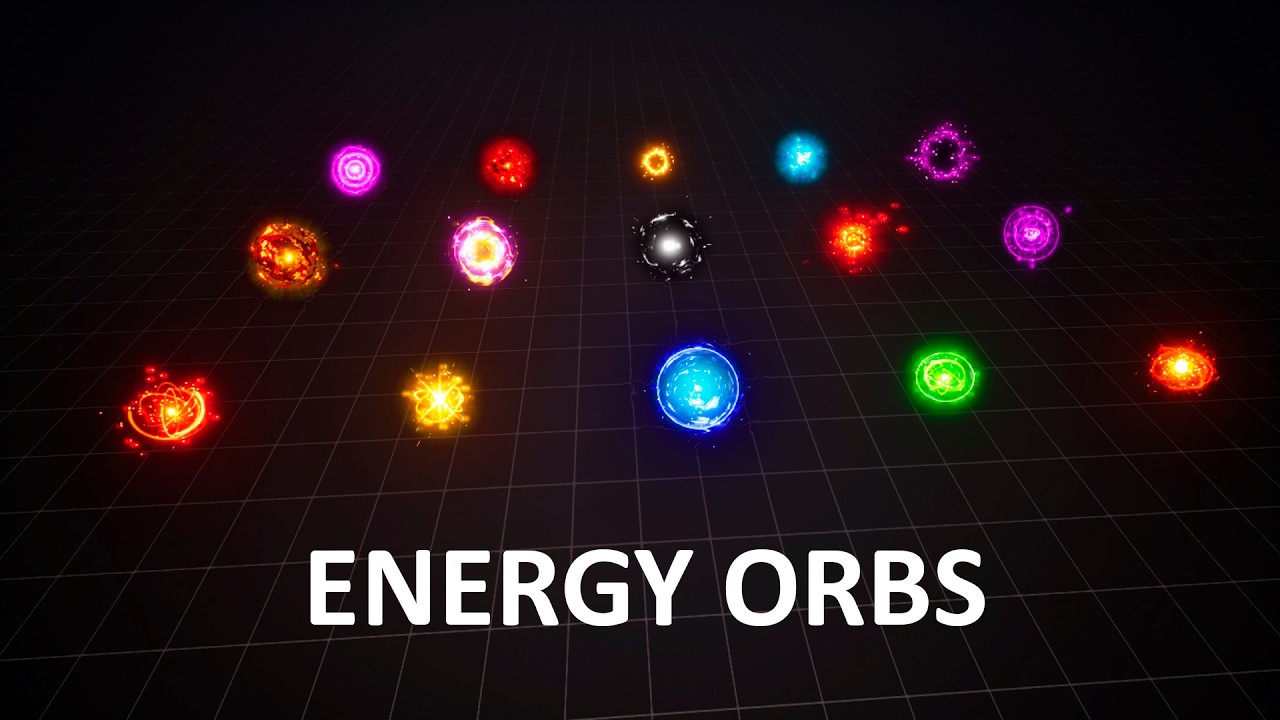 Stylized Energy Orbs VFX  - Overview