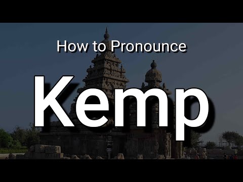 Kemp - Pronunciation and Meaning