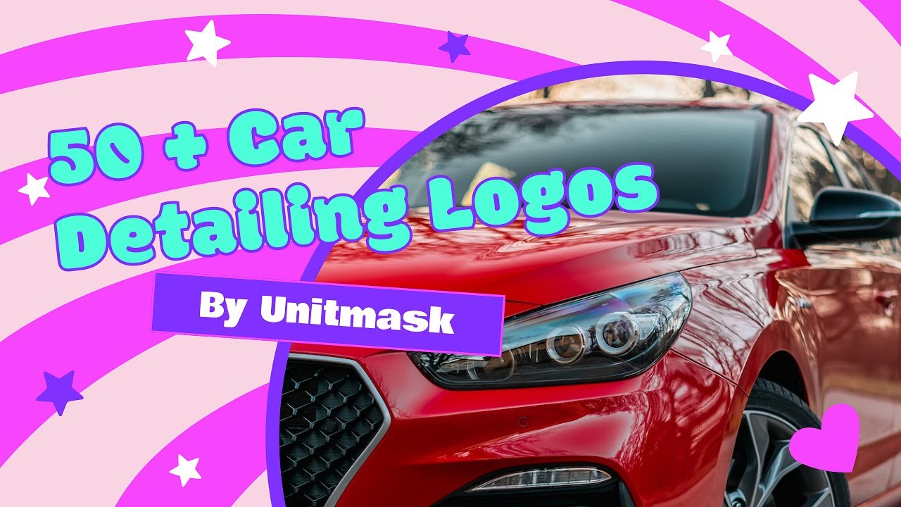50 Amazing Modern Car Wash Detailing Logo Designs Ideas - By UnitMask