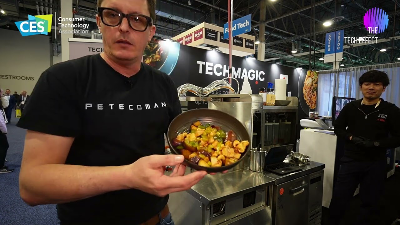 CES 2024 - I-ROBO STIR FRY ROBOT FROM TECHMAGIC