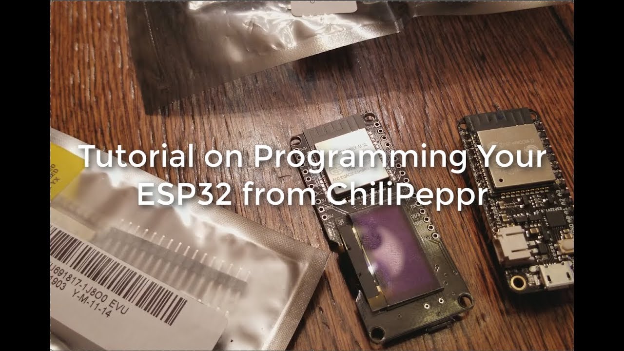 Tutorial Programming Your ESP32 from ChiliPeppr's Web IDE
