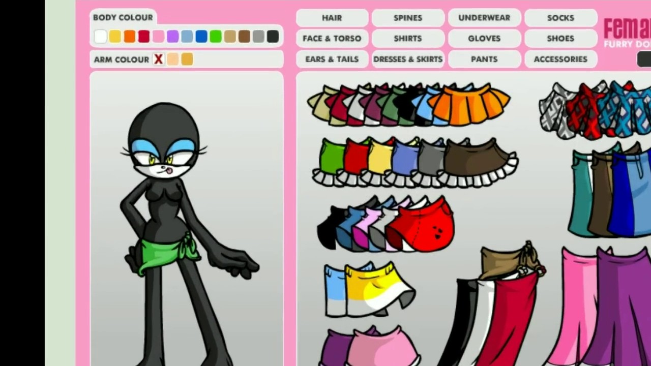 Deviantart's FURRY DRESS UP