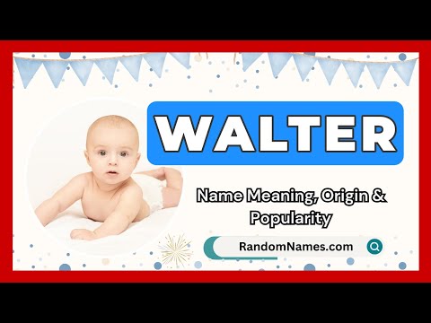 Walter - Baby Boy Name Meaning, Origin & Popularity - RandomNames.com