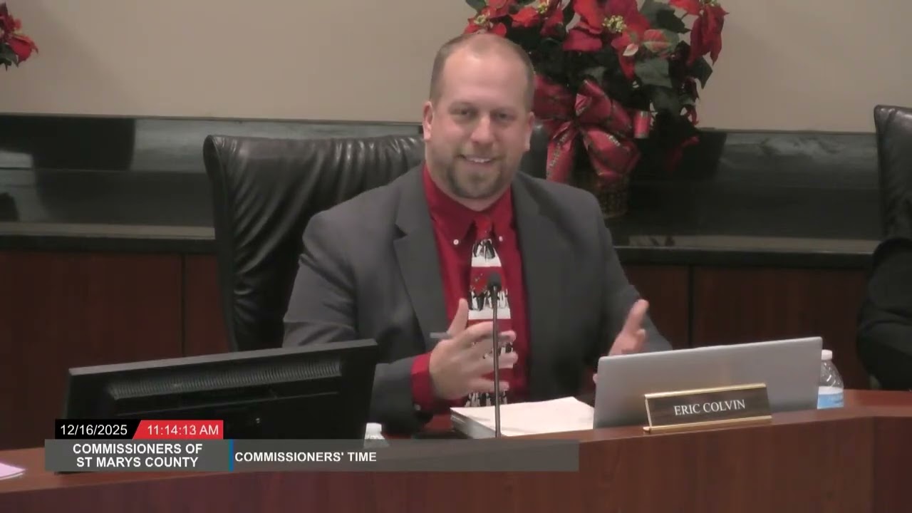 12/16/25 Commissioners' Time Colvin