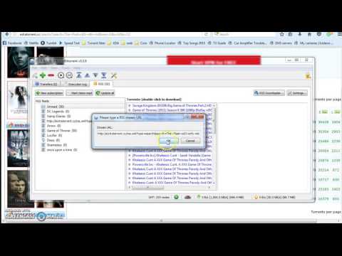 Use RSS Auto Downloader\