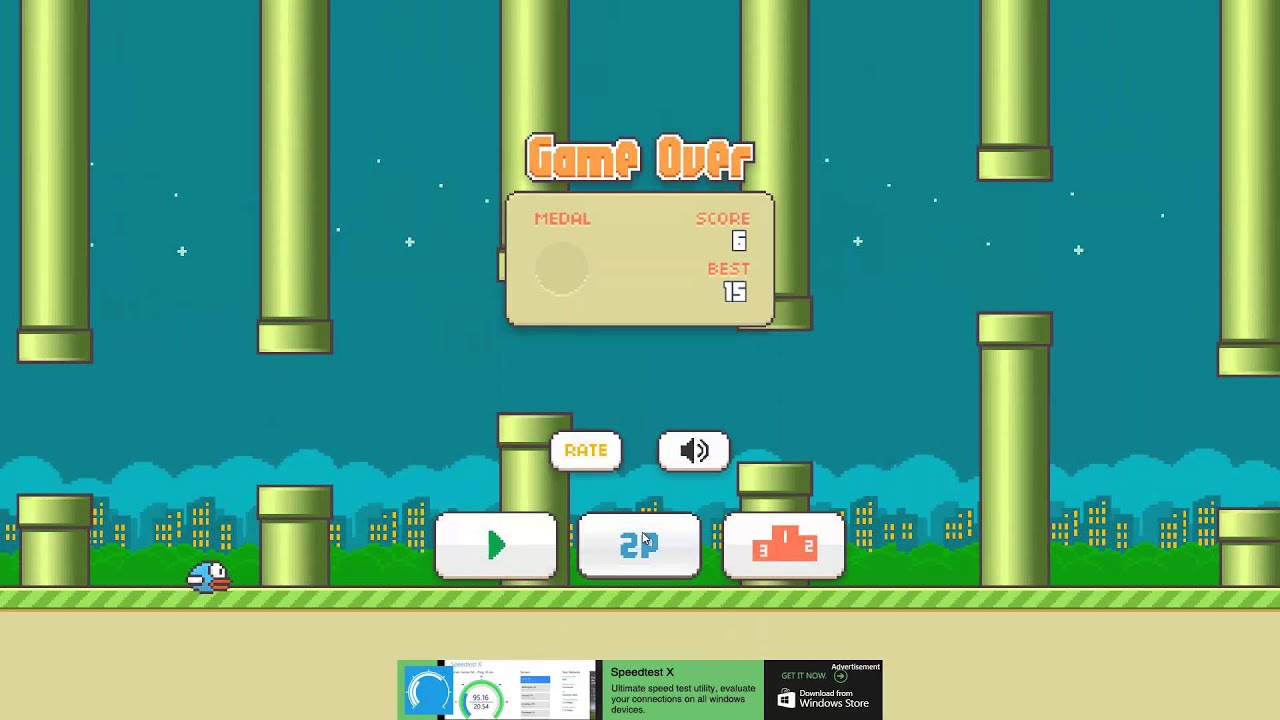 Flappy Bird Gameplay(PC)