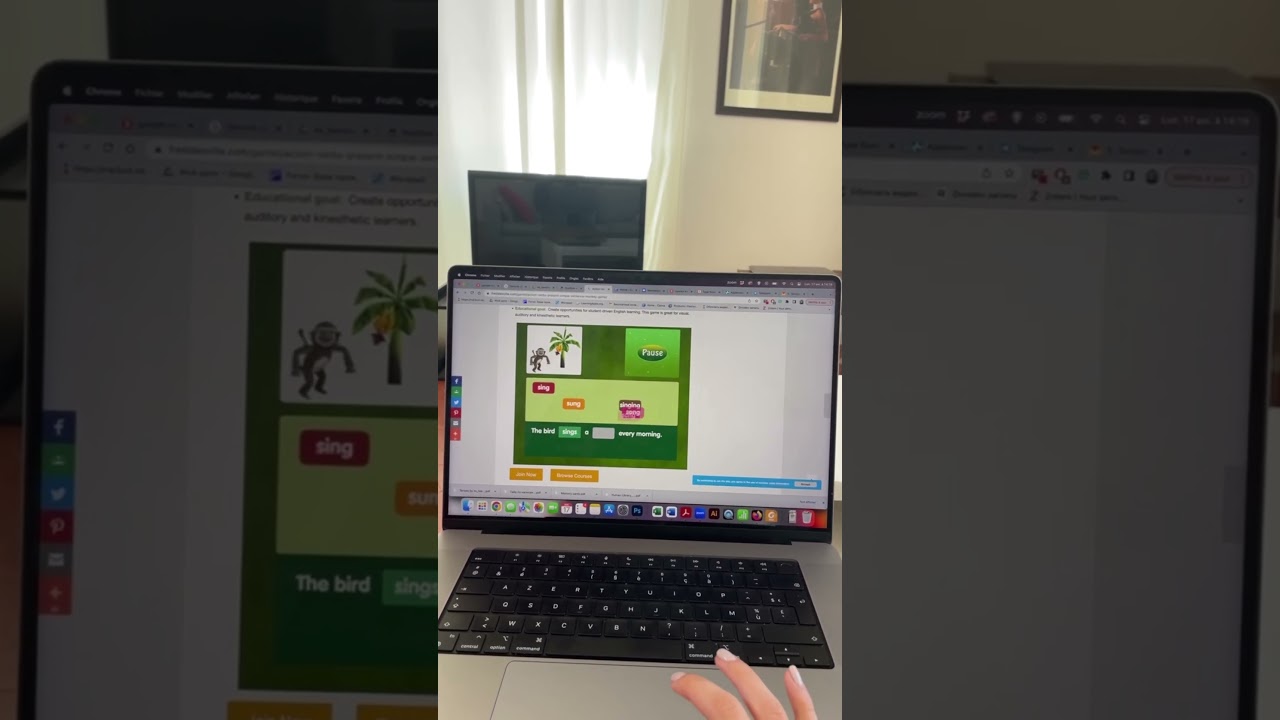 Present Simple, Continuous, Perfect. ESL Games