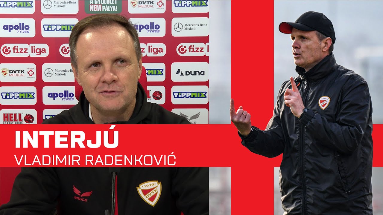 Radenkovic: „Mindent megteszünk, hogy ezúttal három pontot szerezzünk ...