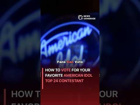 How To Vote For Your Favorite American Idol Top 24 Contestant #entertainment #entertainmentnews