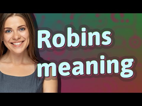Robins | meaning of Robins