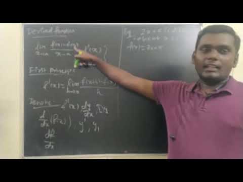 What is meant by Derived function, explained with an example | Differentiation for IIT JEE