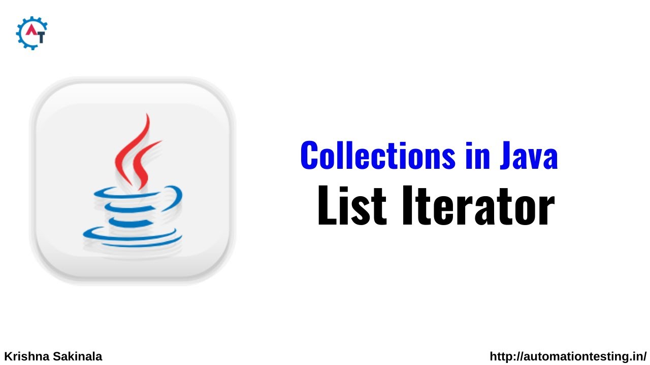 List Iterator in Java | Java Collections | Collection Framework | Java Tutorial For Beginners