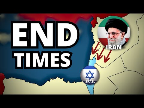 Map of Israel in Bible Prophecy (Ezekiel 38)
