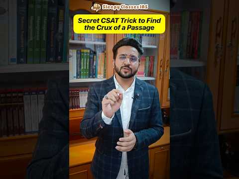 Use this CSAT Secret to Summarise any Passage within Seconds! #upsc #english #csat #tricks #secret