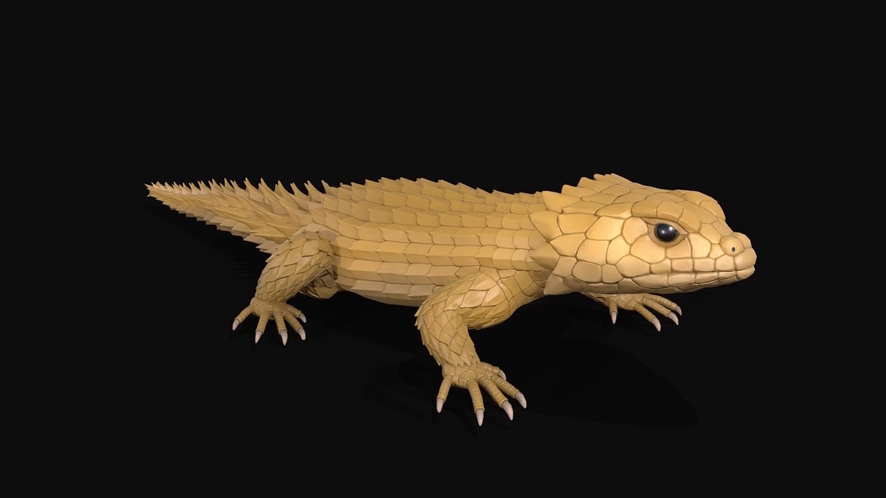 Preview | Sand Armadillo lizard | 3d animation - Idle